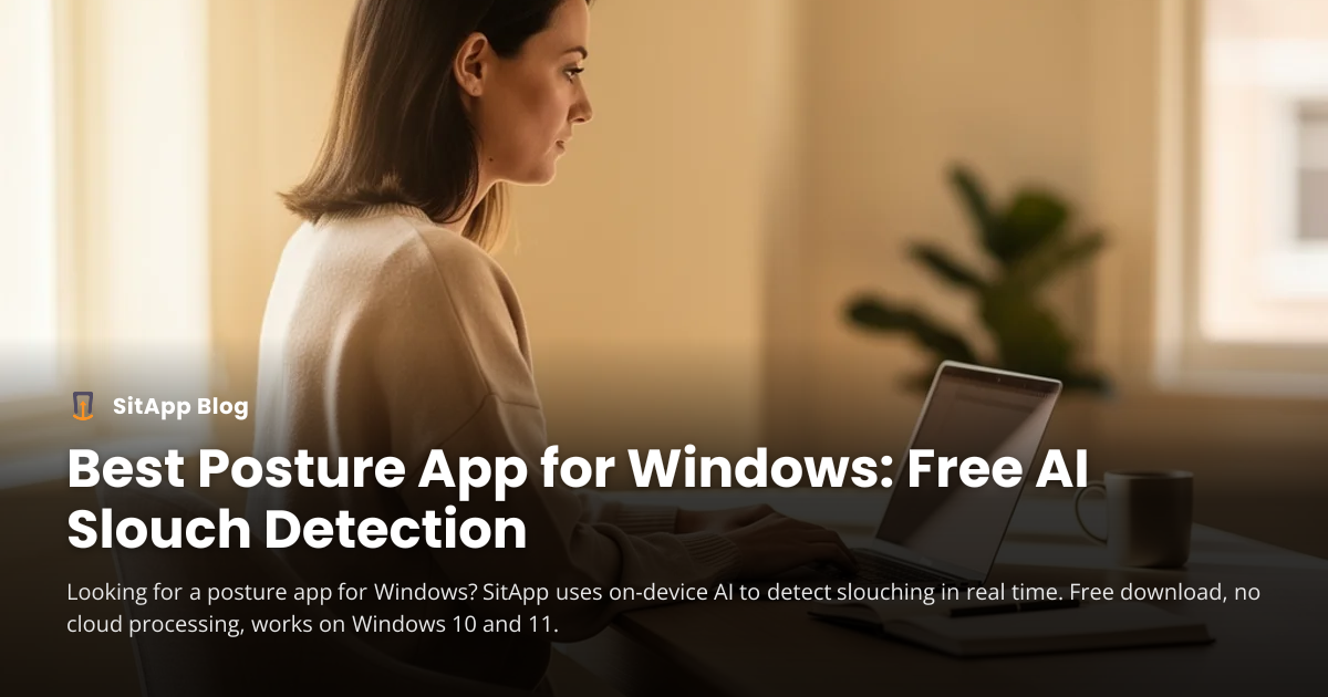 Best Posture App for Windows (Free Download, 2026)